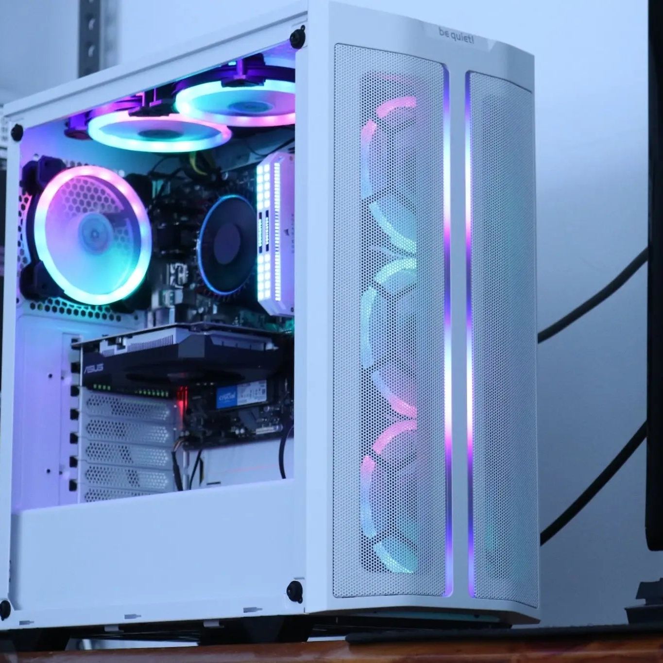 Shaelyns White & RGB Intel Rig (i5 12400F + GTX 1650) - Lakes Custom ...