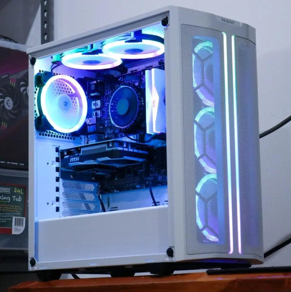 Shaelyns White & RGB Intel Rig (i5 12400F + GTX 1650) - Lakes Custom ...